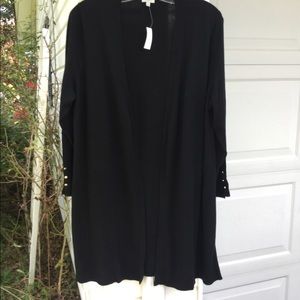 Talbots | Sweaters | Nwt Talbots Perfect Black Long Cardigan Sweater ...